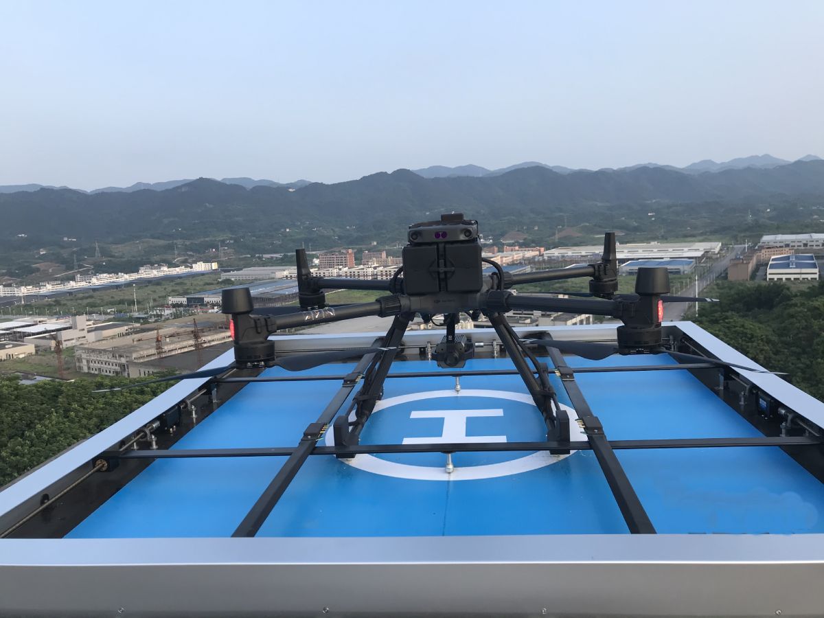 DPAD-C500 drone charging pad - HEISHA robot charging station