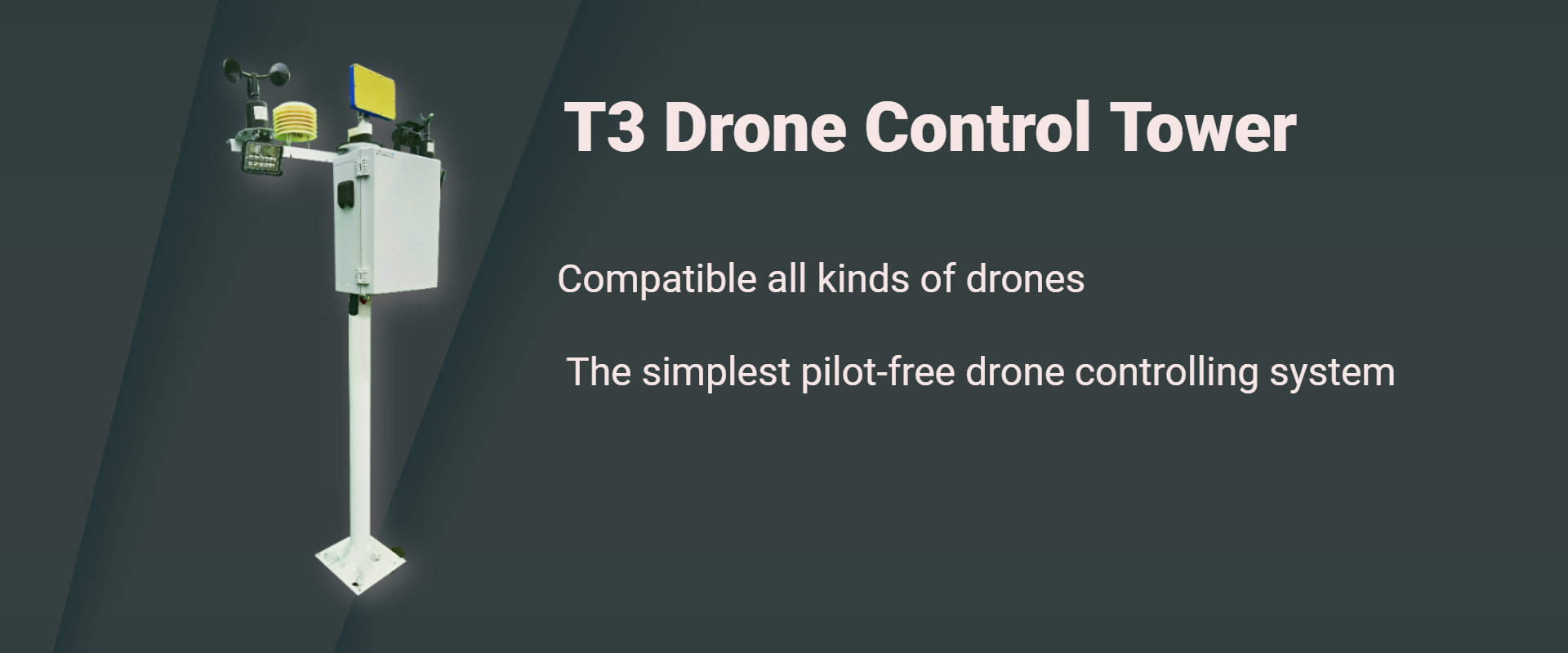 T3 Drone Control Tower - HEISHA robot charging station