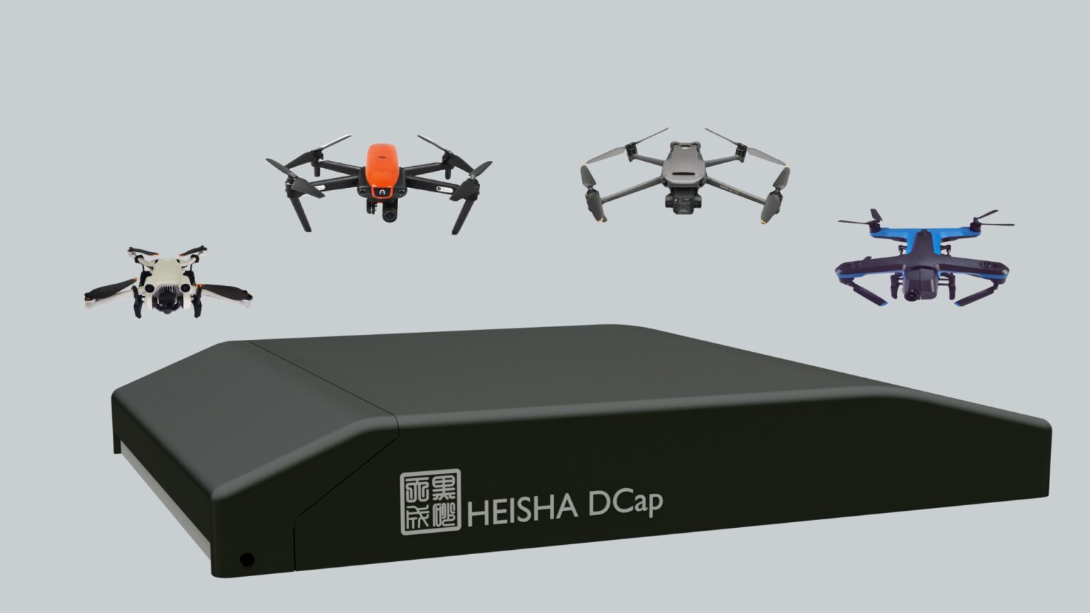 DCap vehicle-mounted drone dock - HEISHA robot charging station