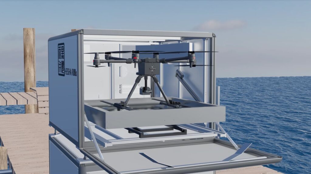 HEISHA automated drone dock + USV quick response solution - HEISHA ...