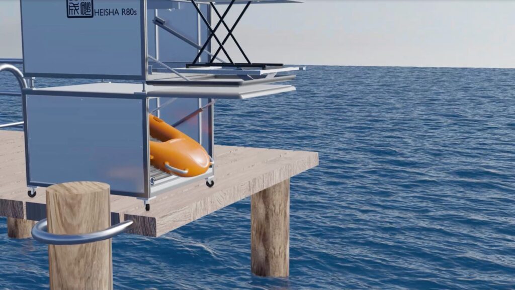 HEISHA automated drone dock + USV quick response solution - HEISHA ...